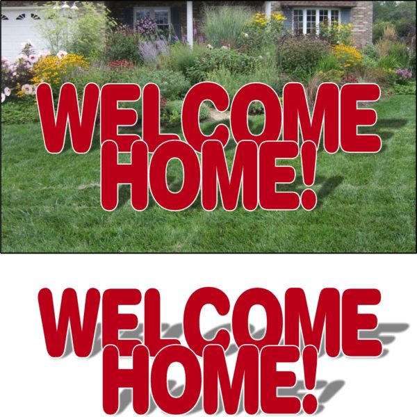 Welcome Home Sign Kit Red The Sign Store NM