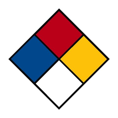 NFPA Fire Diamond Hazard Decal - The Sign Store NM