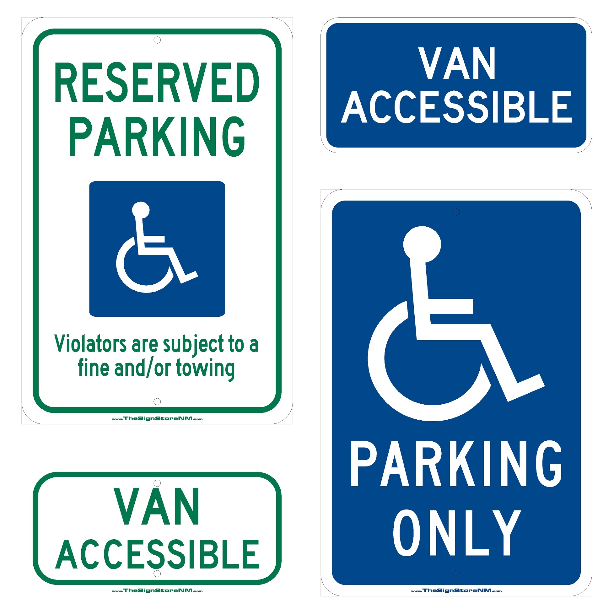 Signs - Accessible Parking Archives - The Sign Store NM