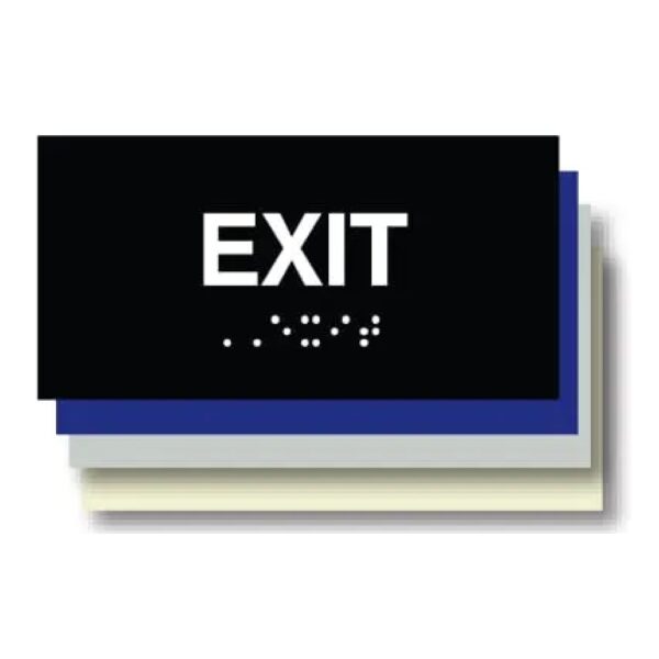 ADA - Exit | 3x6 | Braille - The Sign Store NM