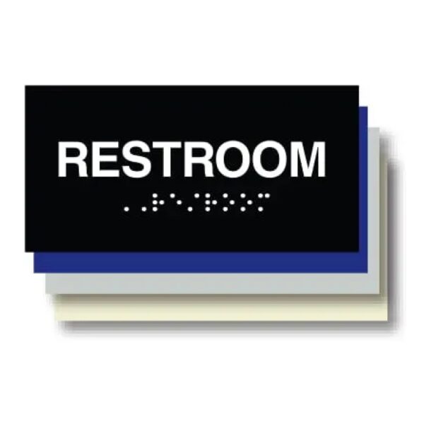 ADA - Restroom | 3x6 | Braille - The Sign Store NM