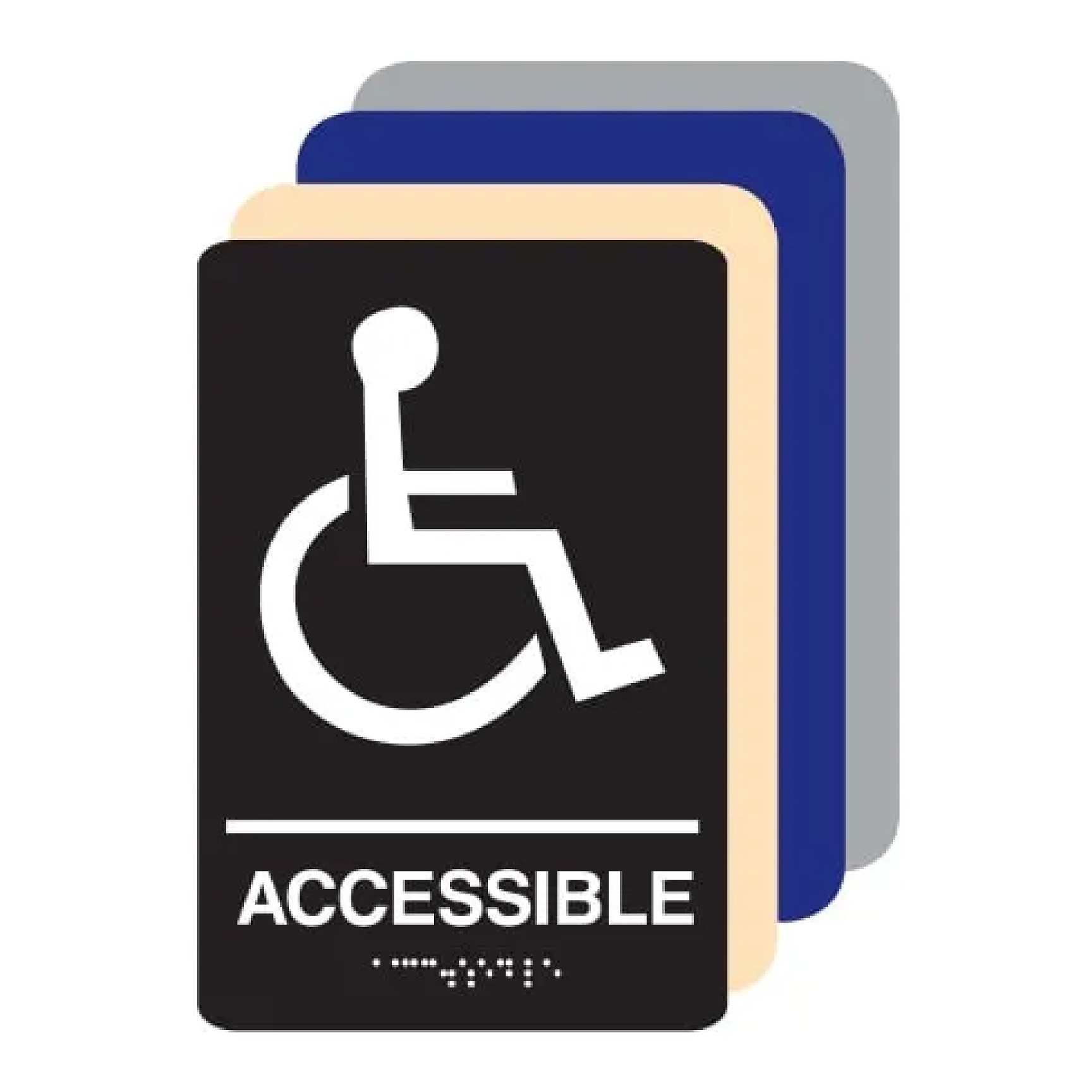 ADA - Wheelchair Accessible | 9x6 | Braille - The Sign Store NM