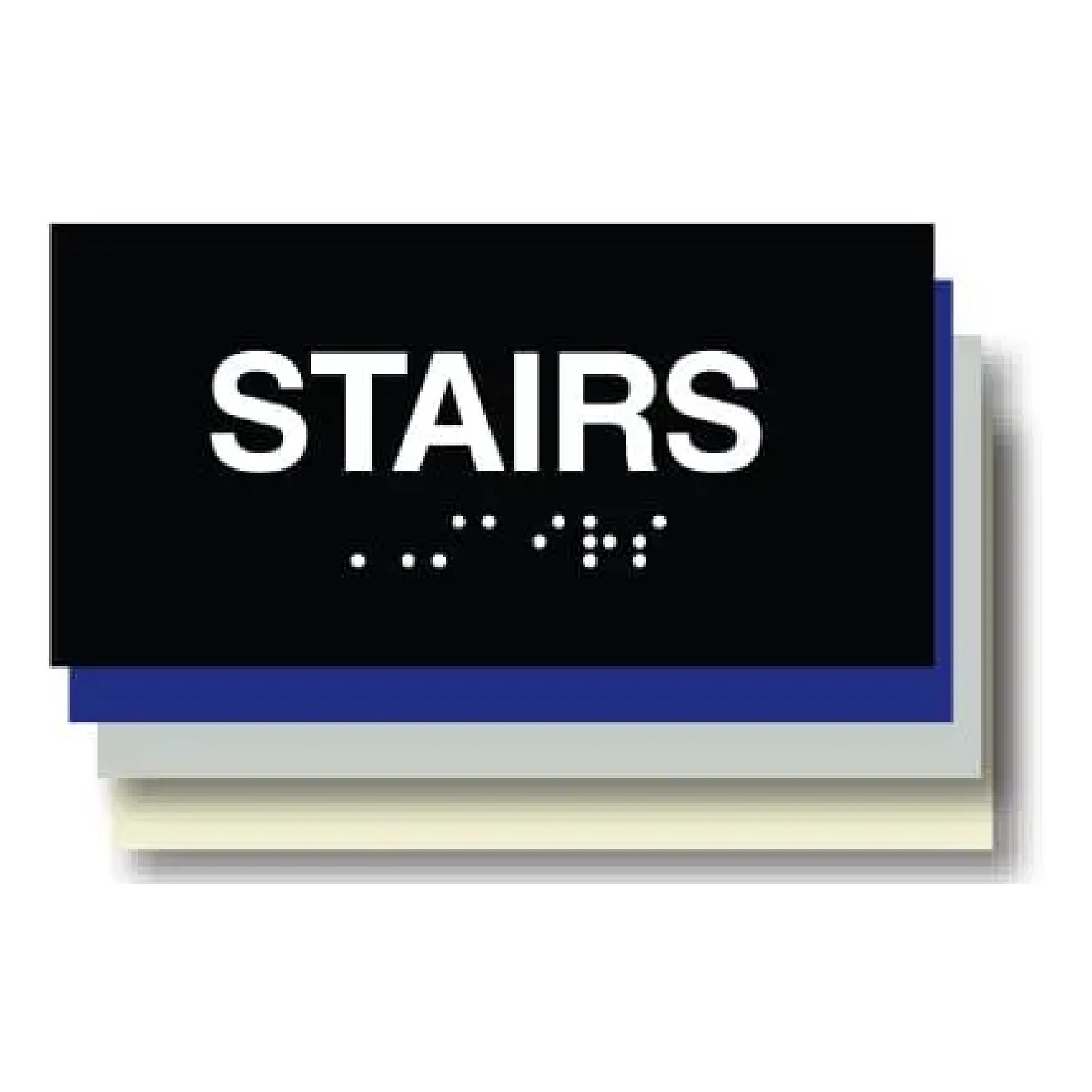 ADA - Stairs | 3x6 | Braille - The Sign Store NM
