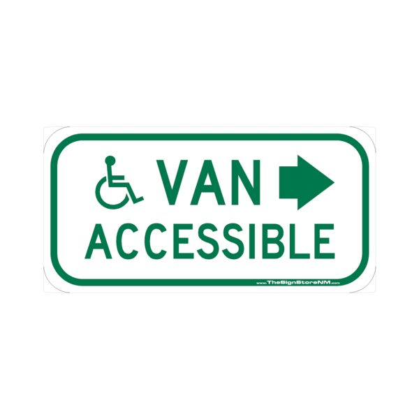 Van Accessible - (Right) - Sign - The Sign Store NM