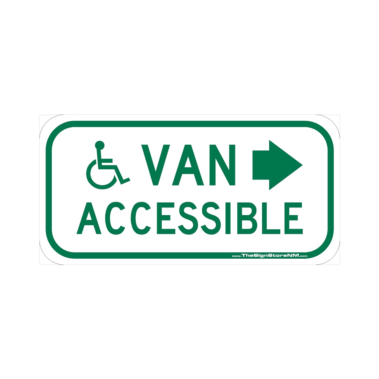 Van Accessible - (Right) - Sign - The Sign Store NM