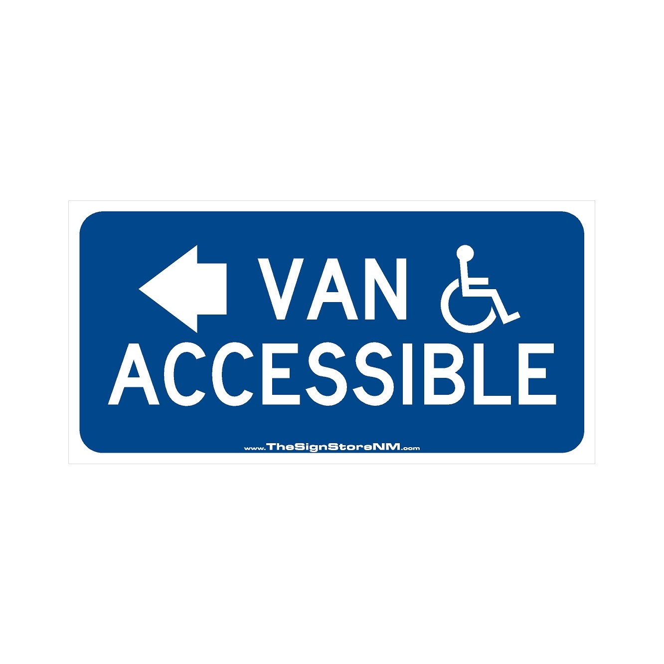 Van Accessible - (Left) - Sign - The Sign Store NM