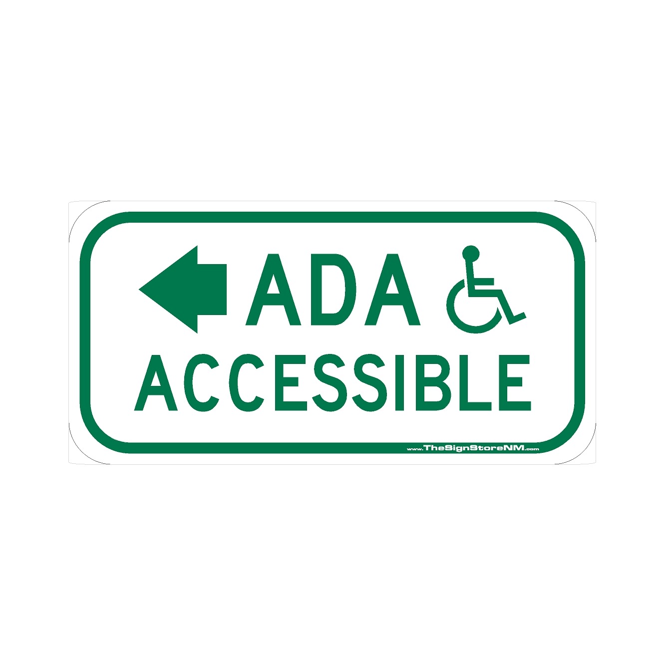 ADA Accessible - (Left) - Sign - The Sign Store NM