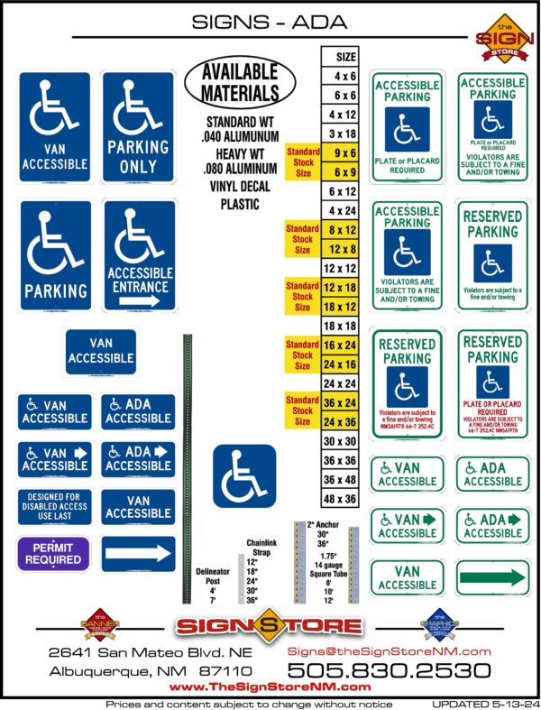 Loading Zone Sign - No Parking - The Sign Store NM