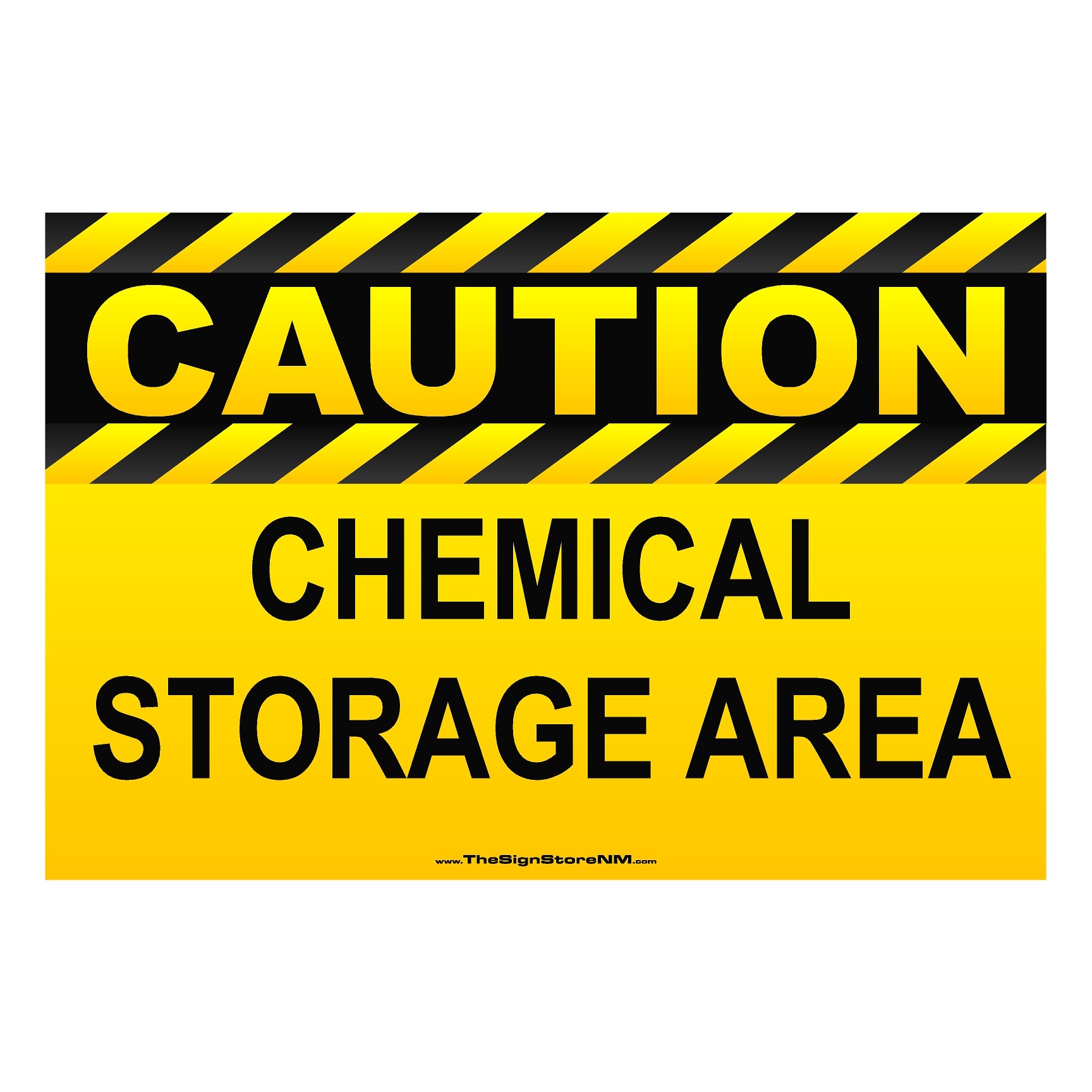Caution - Chemical Storage Area - Sign - The Sign Store NM Caution - Chemical Storage Area - Sign - The Sign Store NM