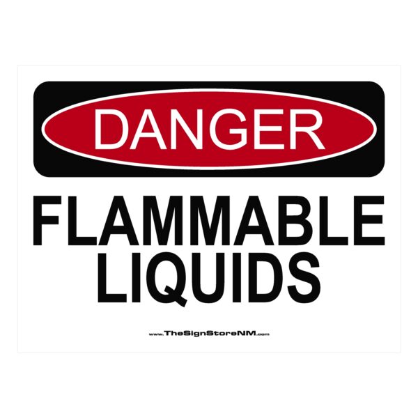 Danger - Flammable Liquids - Sign - The Sign Store NM