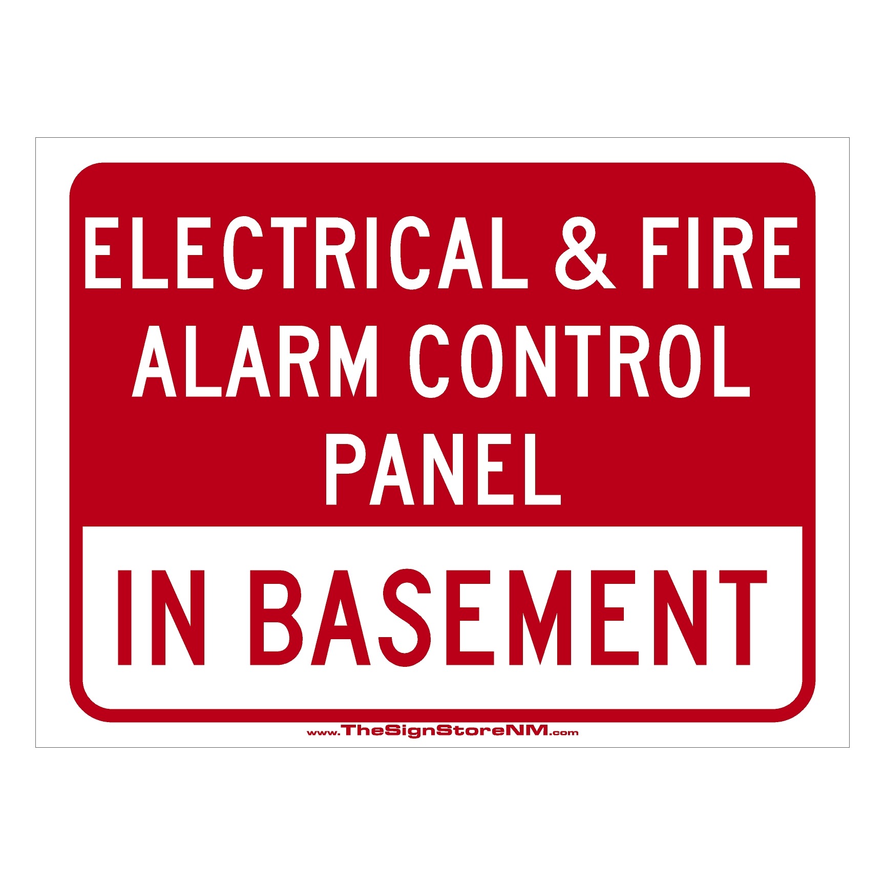 Electrical & Fire Alarm Control Panel In Basement - Sign - The Sign ...