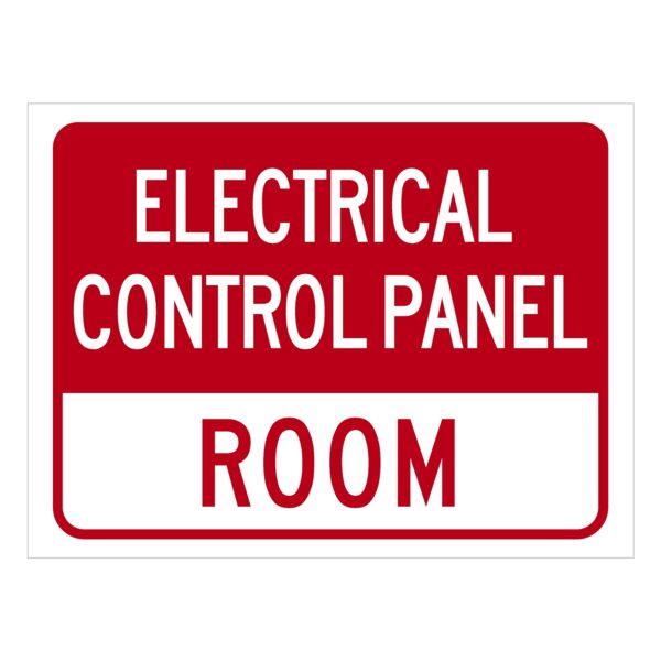Electrical Control Panel Room - Sign - The Sign Store NM
