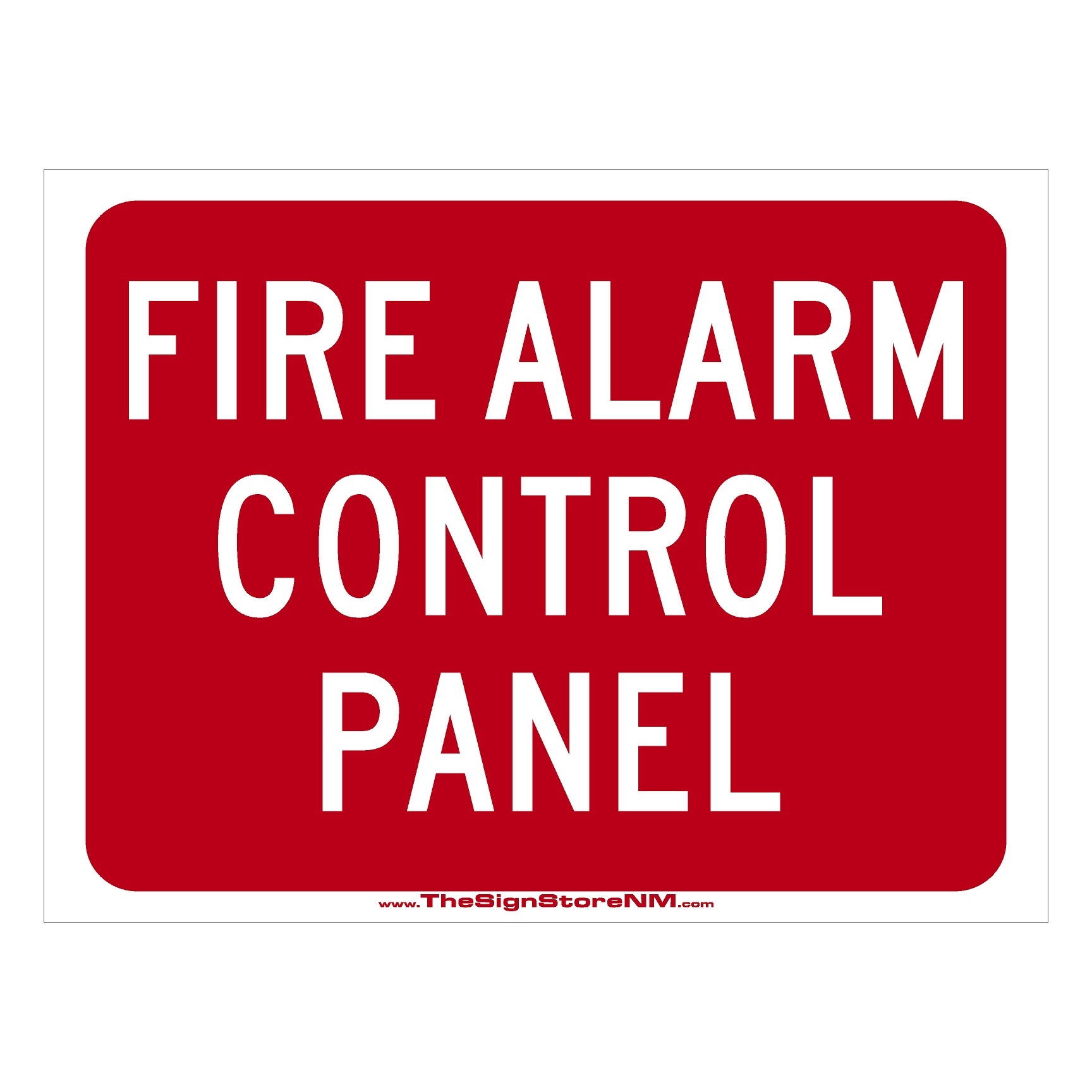 Fire Alarm Control Panel - Sign - The Sign Store NM