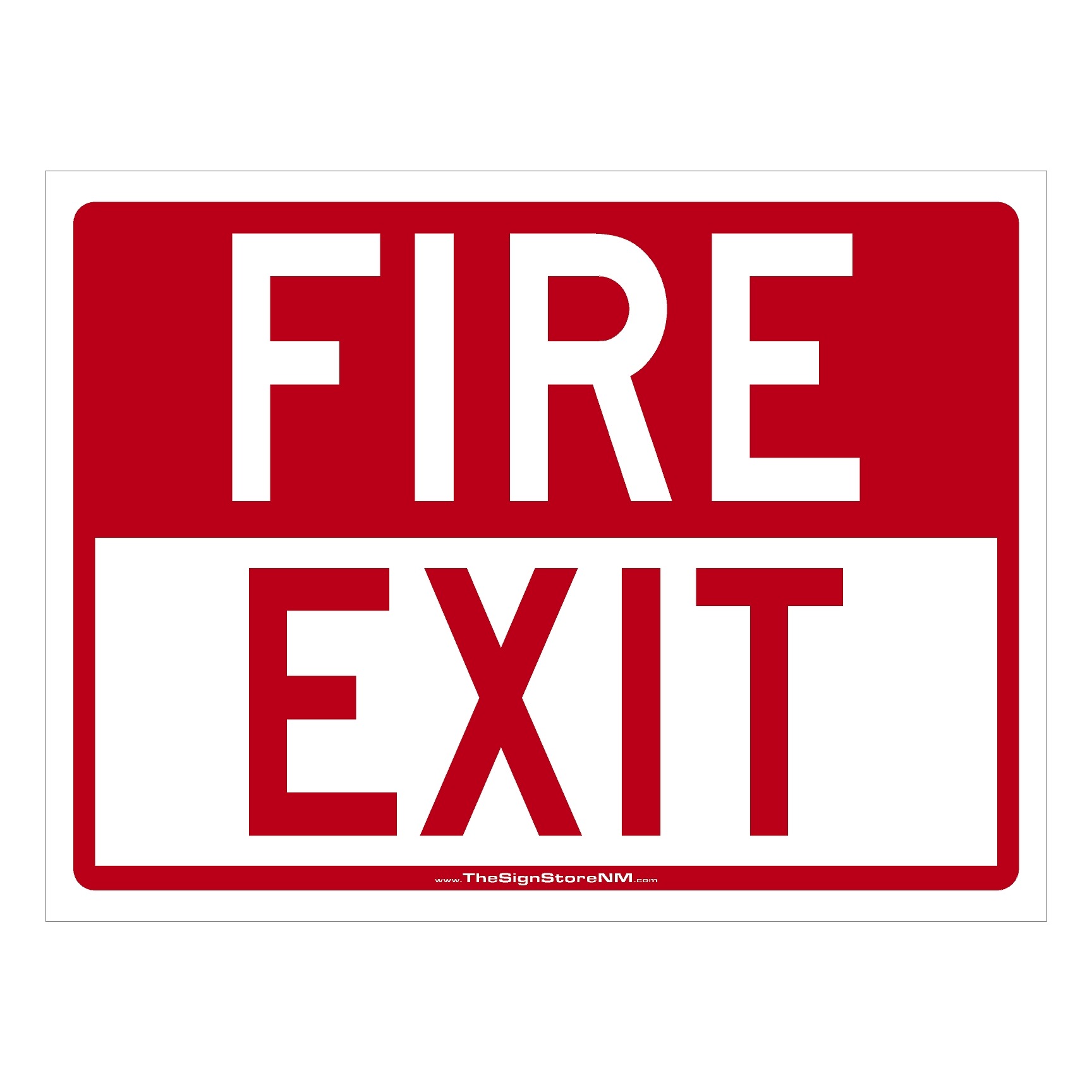 Fire Exit - Sign - The Sign Store NM