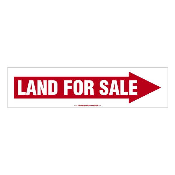 Land For Sale - Rider Sign - (Arrow) - The Sign Store NM