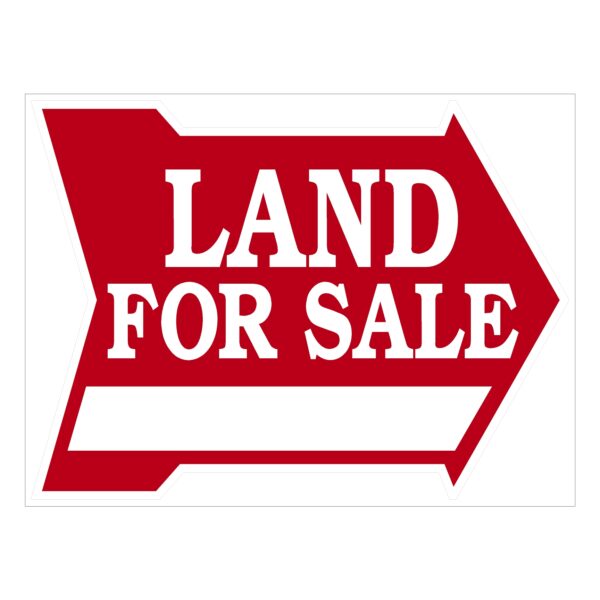 Land For Sale - Sign - (Arrow Shape) - The Sign Store NM