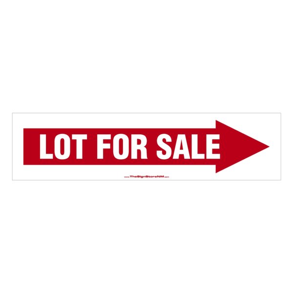 Lot For Sale - Rider Sign - (Arrow) - The Sign Store NM