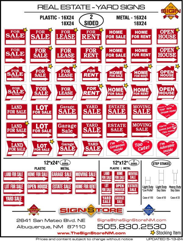 Garage Sale - Sign - The Sign Store NM