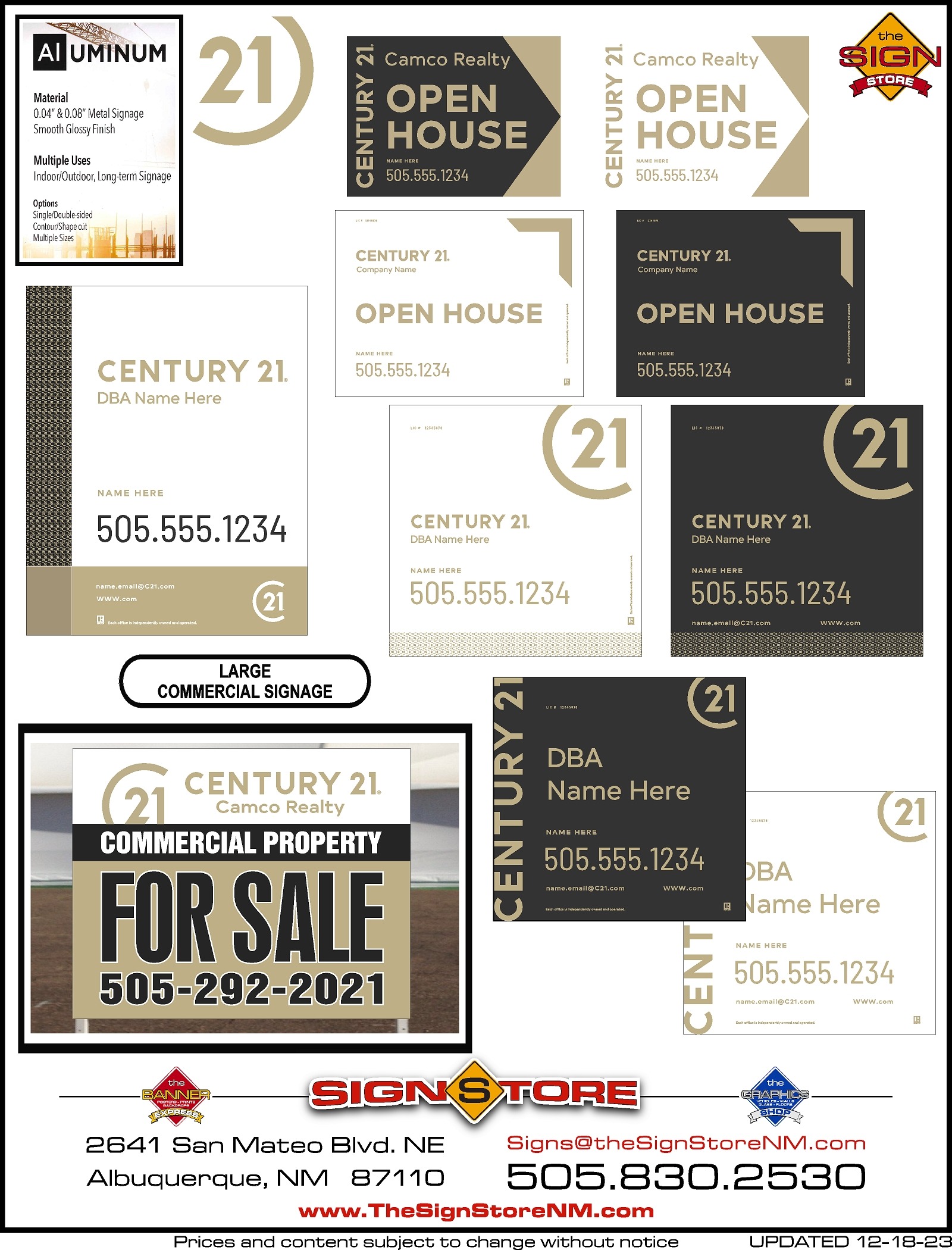 Real Estate Companies - The Sign Store NM