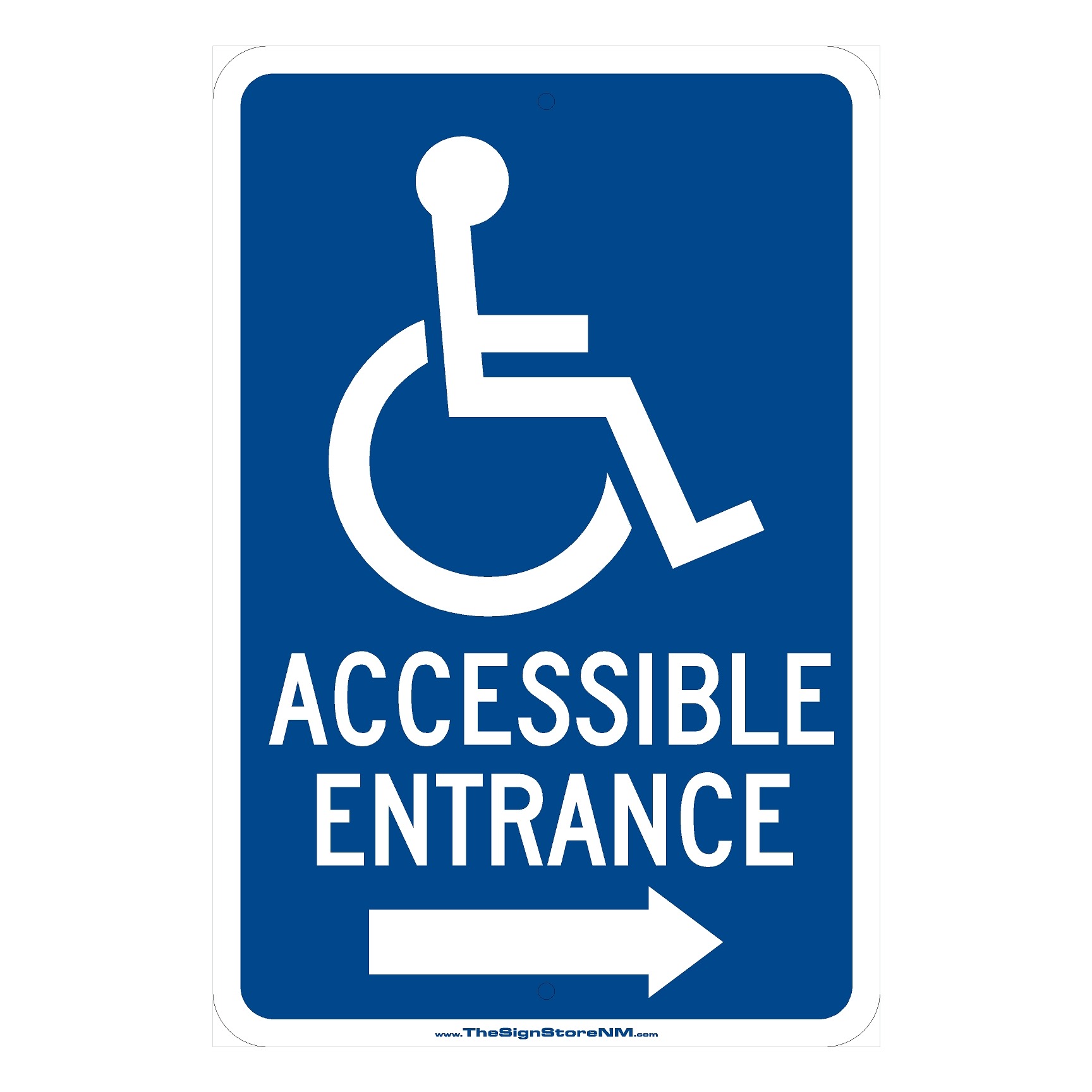 Accessible Entrance - (Right) - Sign - The Sign Store NM