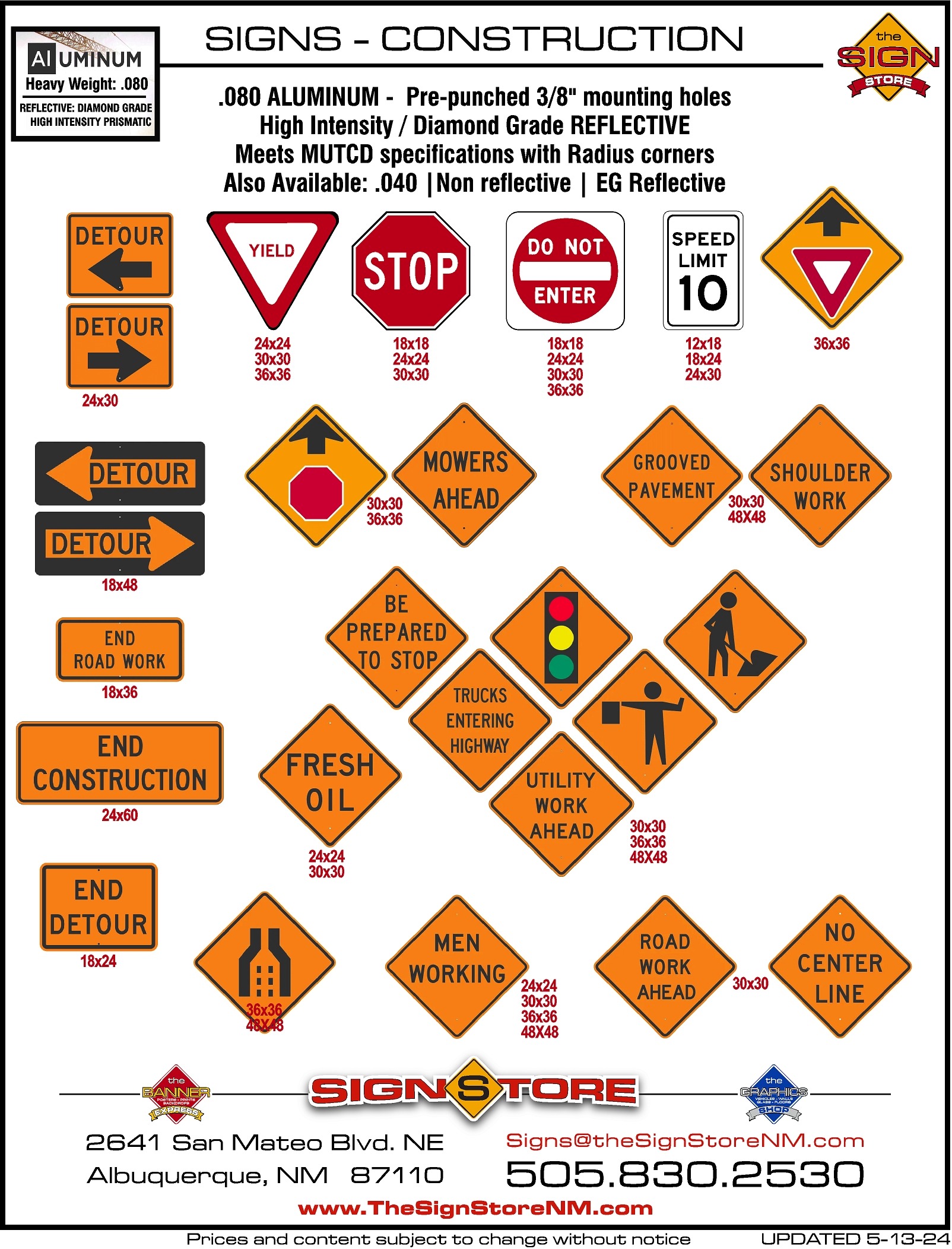 Signs - Stock - Gallery