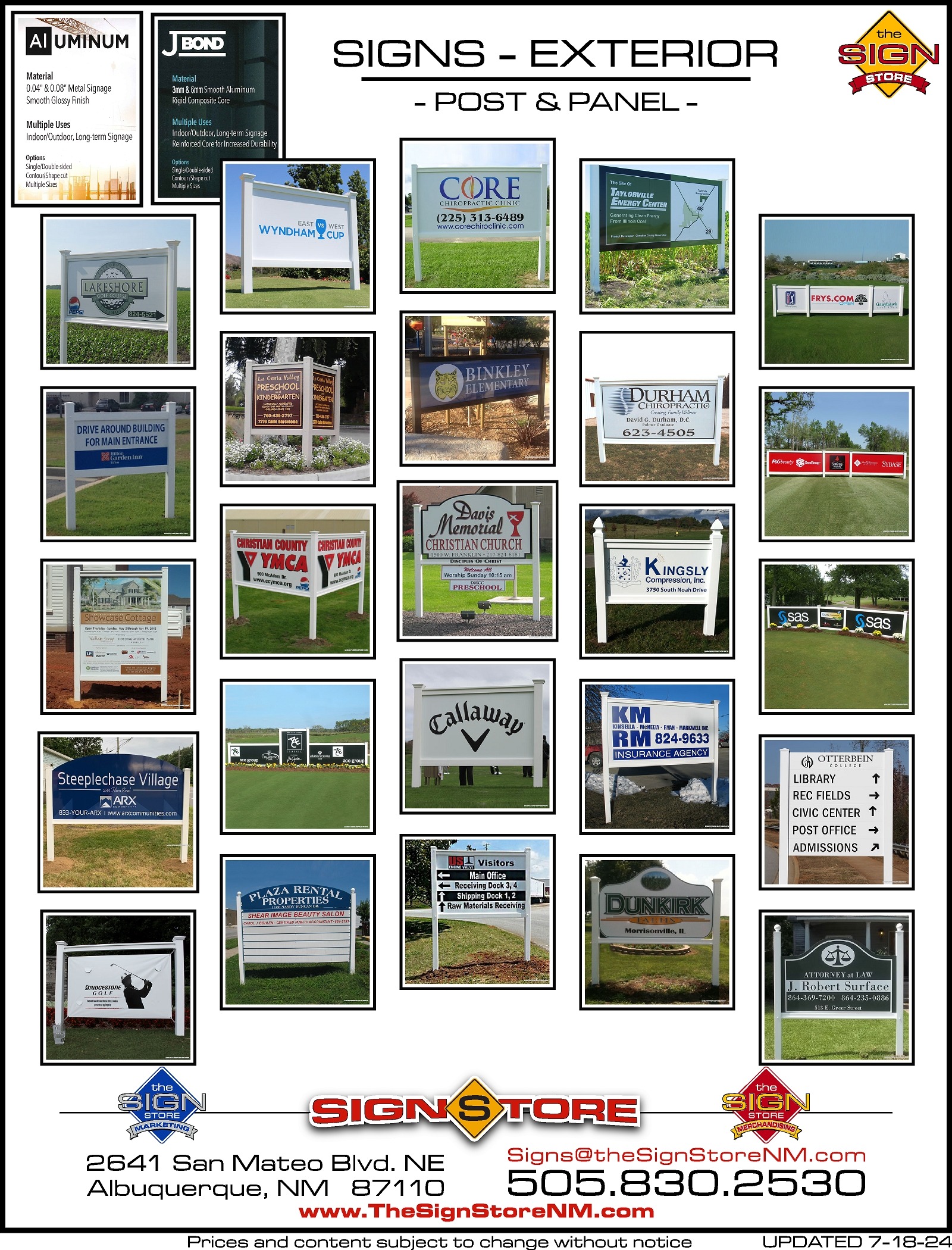 Signs - Exterior - Gallery